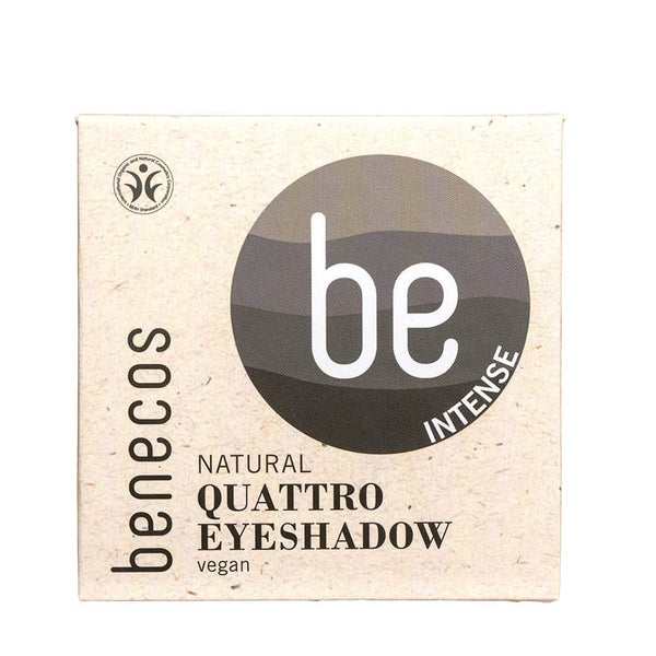 benecos Natural Quattro Eyeshadow, smokey eyes - cosmondial shop