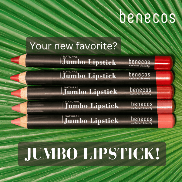 benecos Natural Jumbo Lipstick, cherry lady - cosmondial shop