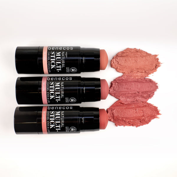 benecos Natural 3in1 Multi-Stick be peachy - cosmondial shop